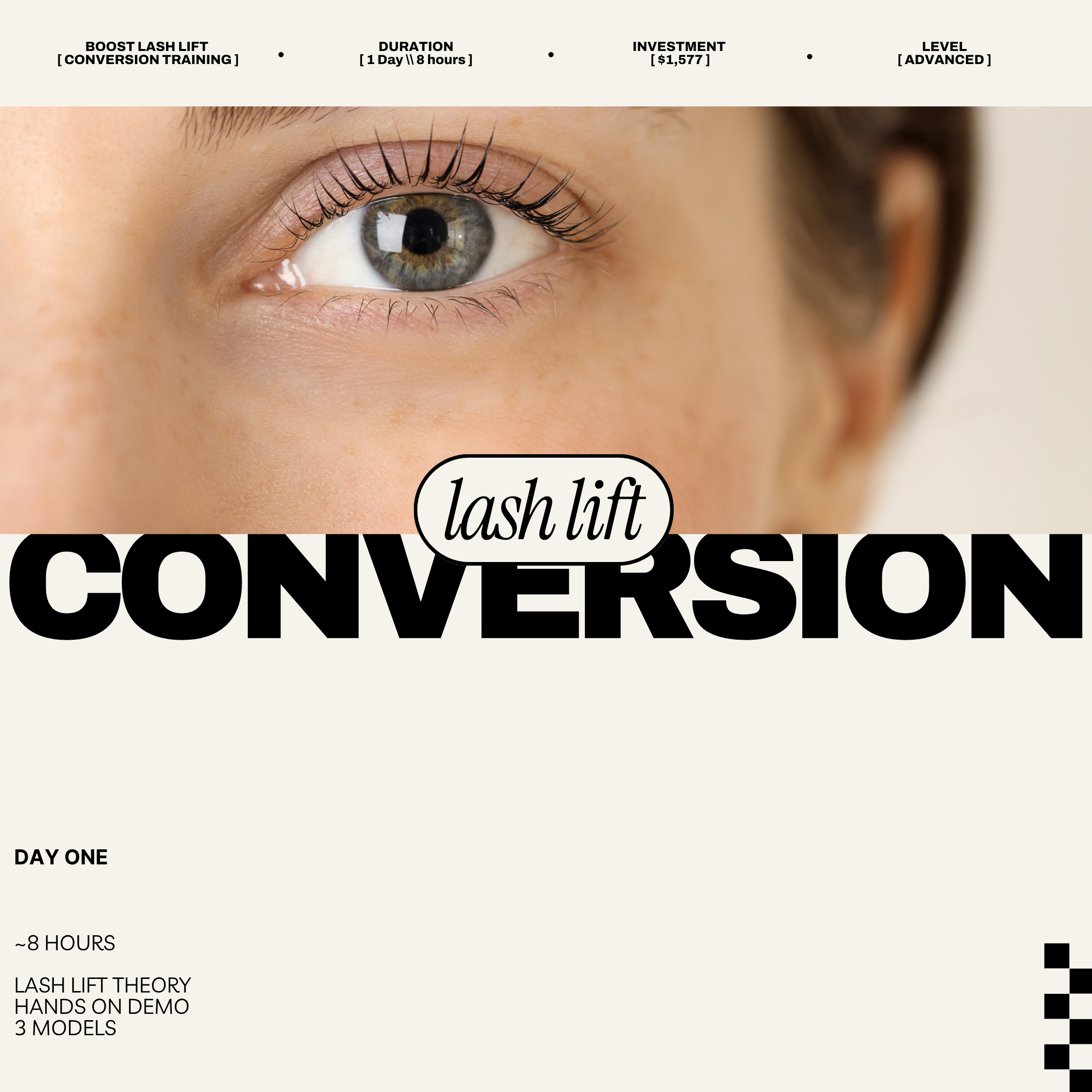 BOOST | 1:1 Lash Lift Training – Giusto Beauty
